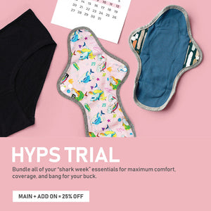 HyPs Reusable Menstrual Pads Bundle – Eco-Friendly & Comfortable