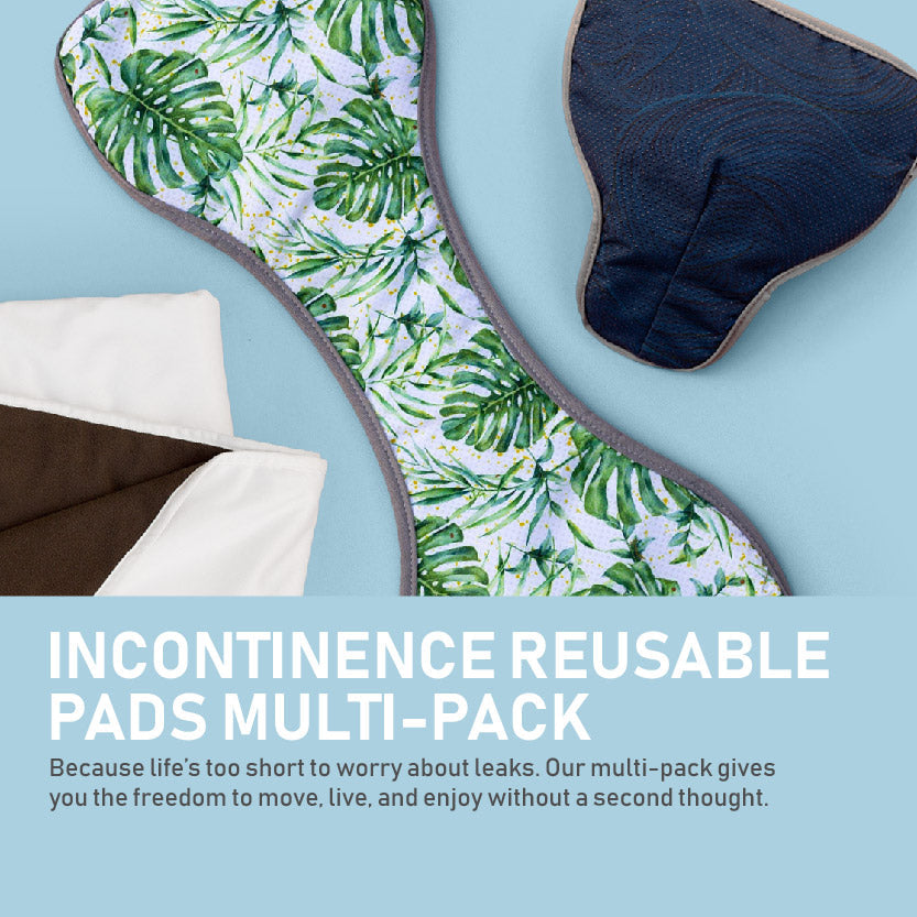 Reusable Incontinence Pads Bundle | Comfortable, Absorbent Protection